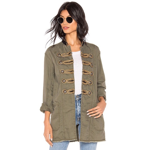 Free People | Jackets & Coats | Free People Moss Green Passenger Band ...